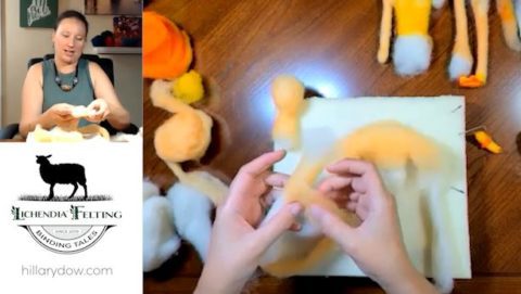 Felting Children's Book Illustrations - Binding Tales