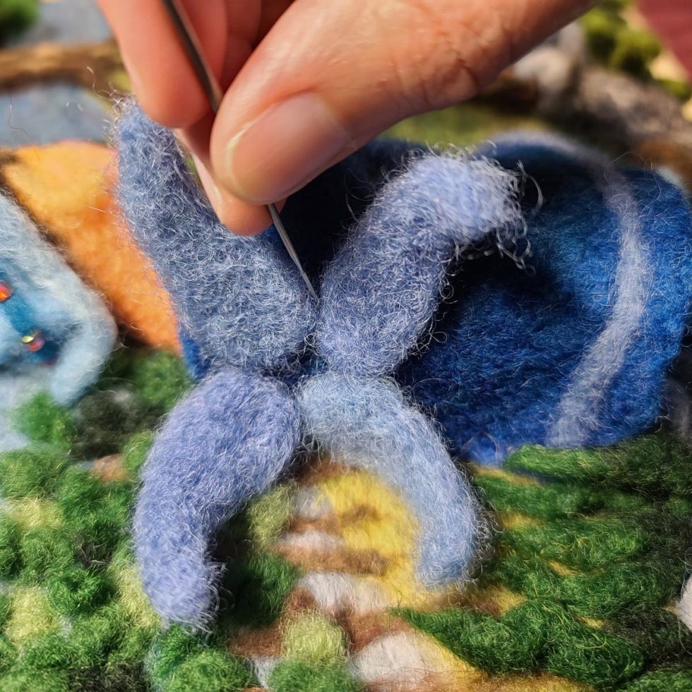 Felting Children's Book Illustrations - Binding Tales